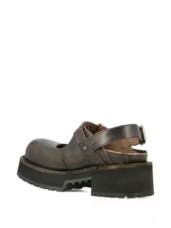 Balenciaga Venom Leather Mules