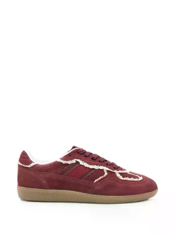 ALOHAS Crochet Trim Sneakers - Red