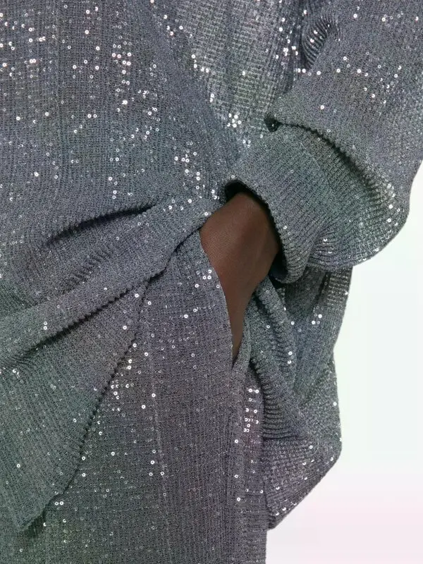 L'IDEE La Musique Sequin-embellished Trousers