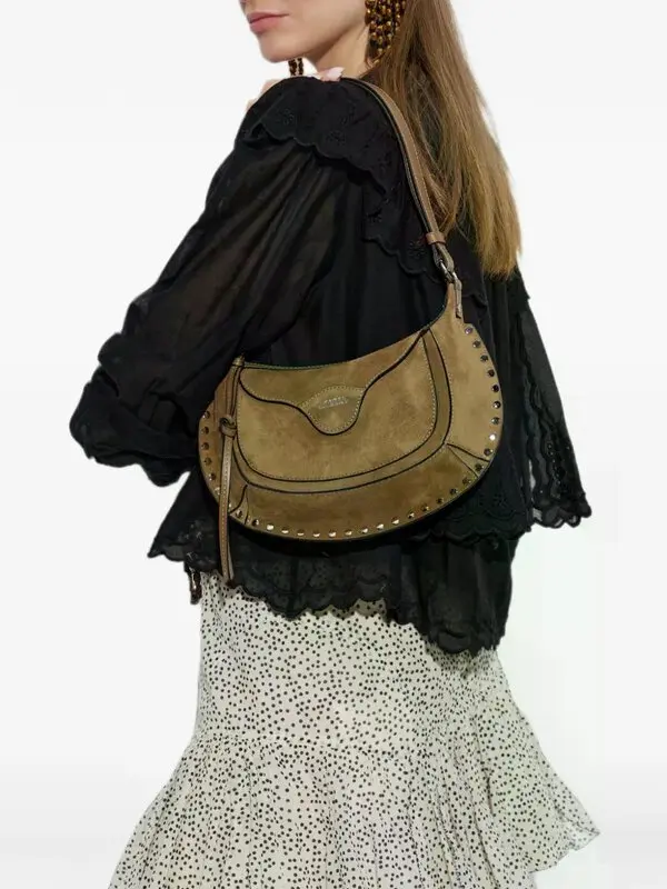 Isabel Marant Étoile Oskan Stud-embellished Shoulder Bag