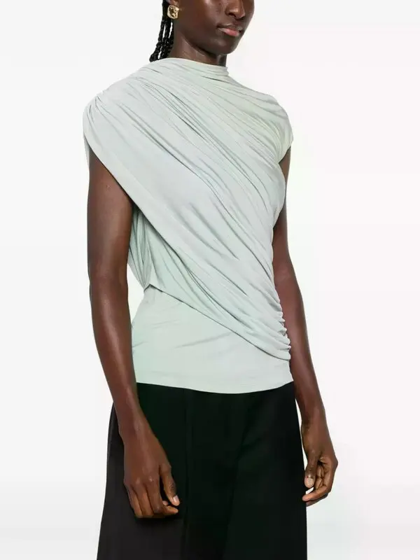 Tove Khari Draped Jersey Top