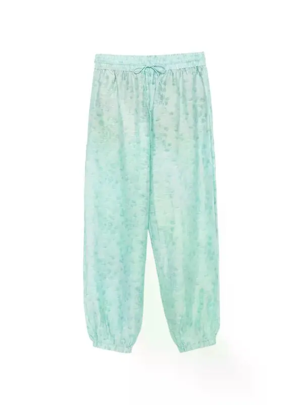 Christopher Esber Light Leak Jacquard Trousers - Green