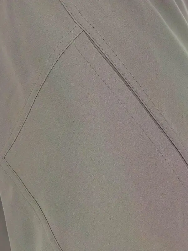 Rick Owens Bias Drawstring-waist Wide-leg Trousers