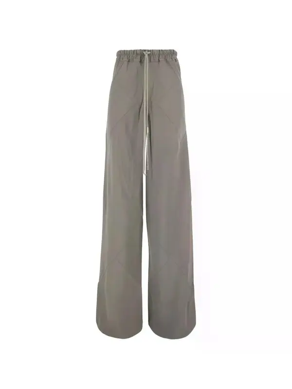 Rick Owens Bias Drawstring Waist Wide-leg Trousers - Neutrals