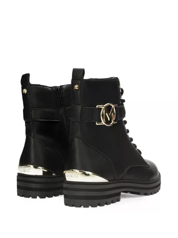 MEXX Lace-up Ankle Boots With Logo Plaque
