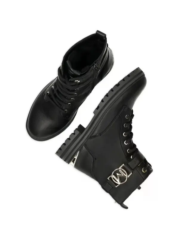 MEXX Lace-up Ankle Boots With Logo Plaque