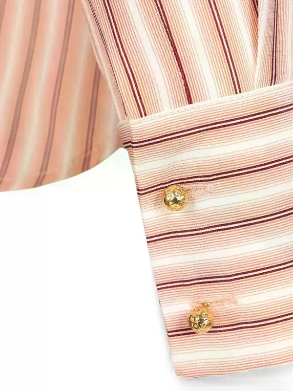 Max Mara Striped Silk Shirt