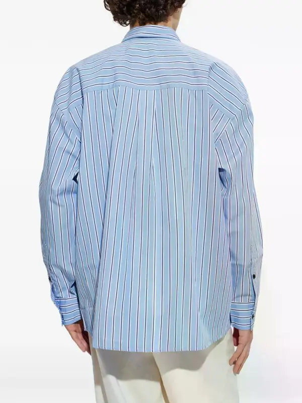 Palm Angels Striped Cotton Shirt