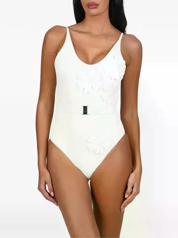 BIKINVILLE Floral-appliqué Swimsuit