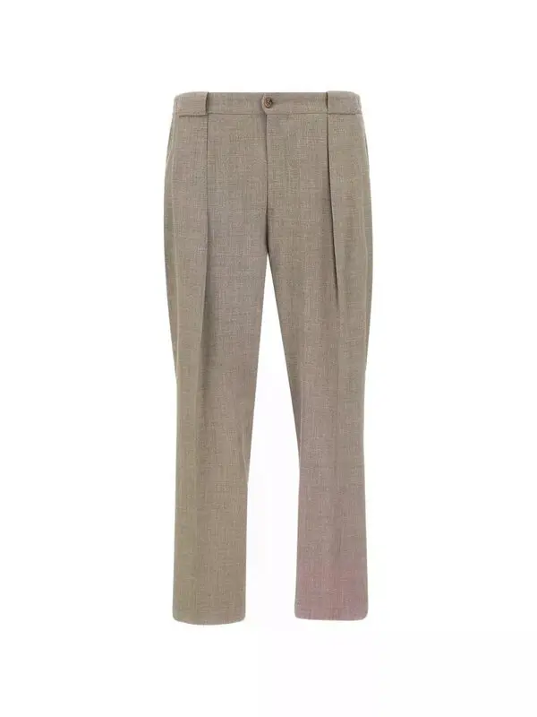 BRIGLIA 1949 Portobellos Pleated Trousers - Neutrals