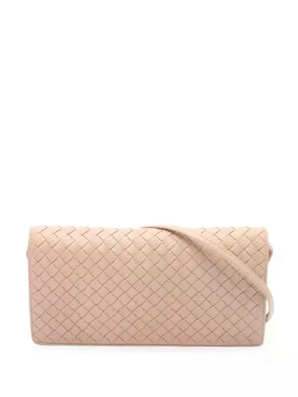 Bottega Veneta 2010s Intrecciato Shoulder Bag - Neutrals