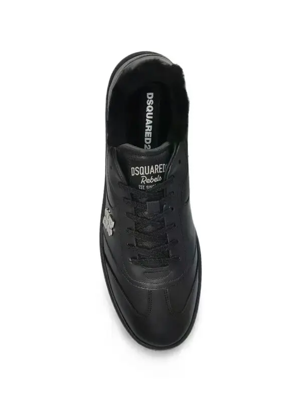 Dsquared2 Rebel Fur-lined Sneakers