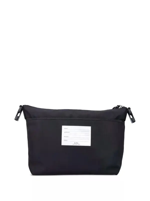 A.p.c. Buckle-fastening Shoulder Bag - Black