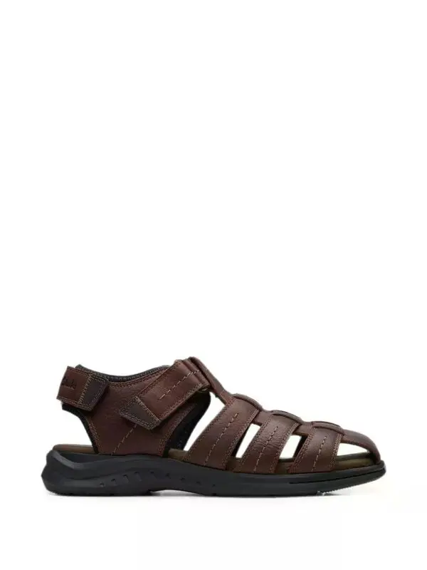 Clarks Walkford Fish Leather Sandals