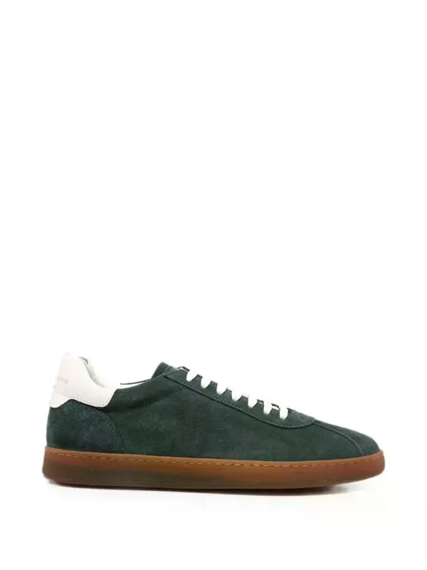 Officine Creative Suede Low-top Sneakers - Green