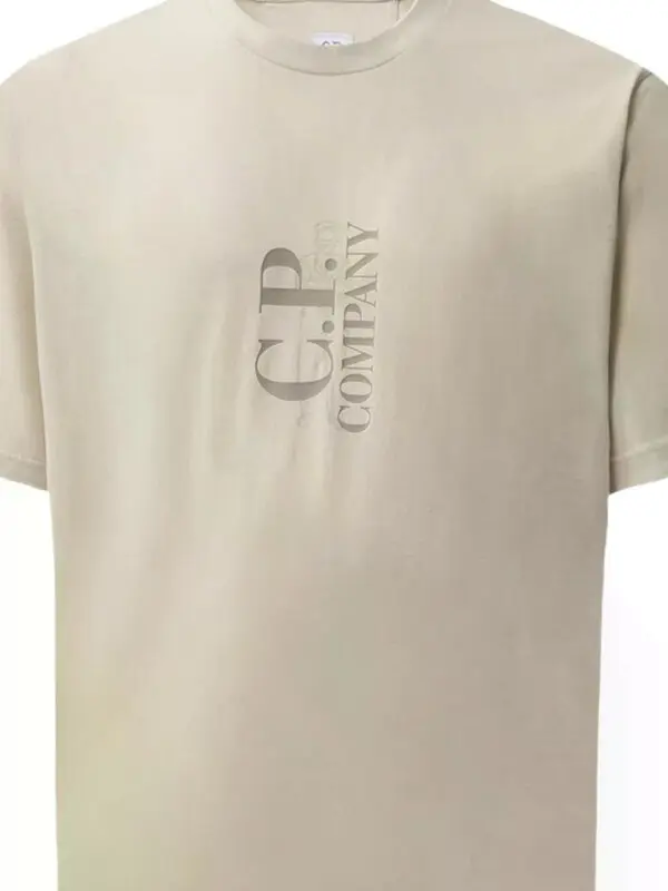 C.P. COMPANY Logo-print T-shirt - Grey
