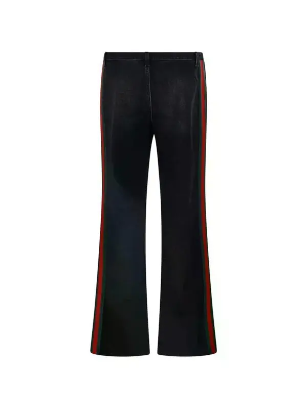 Gucci Web-stripe Flared Jeans