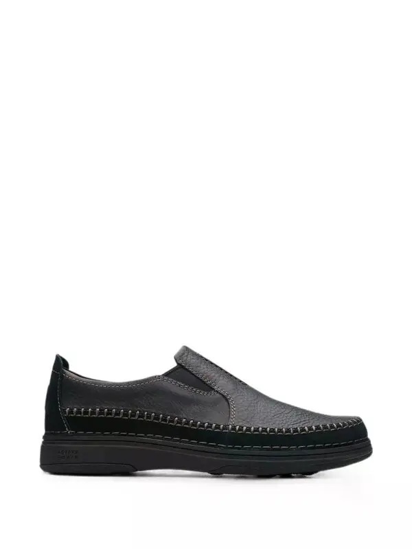 Clarks Nature 5 Walk Leather Sneakers - Black