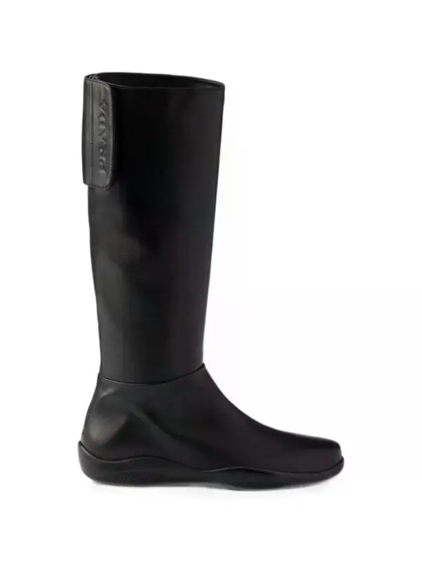 Prada Toblach Nappa Leather Boots - Black