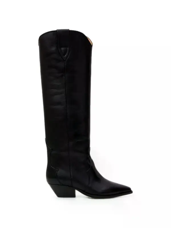 Isabel Marant Étoile Pointed-toe Knee-high Boots - Black