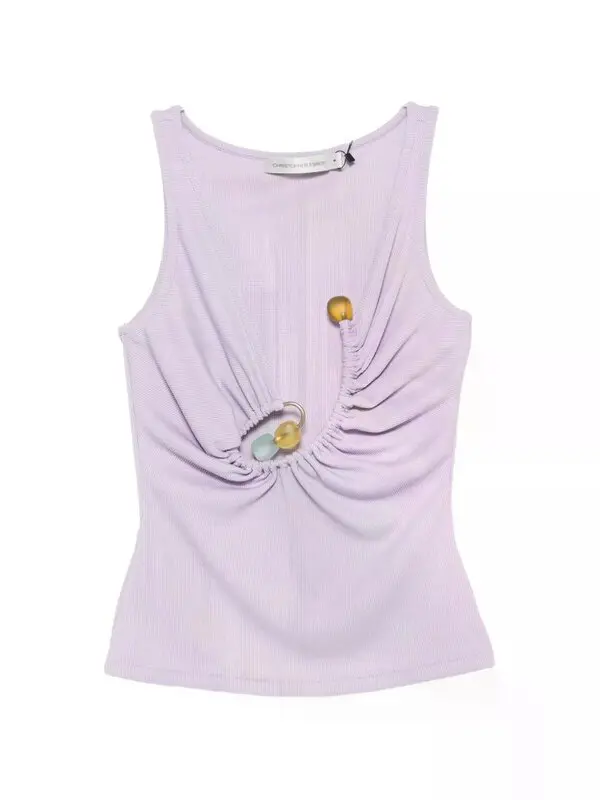 Christopher Esber Spiral Beach Glass Tank Top - Purple