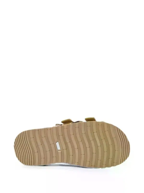 Palm Angels Quilted Flat Sandals