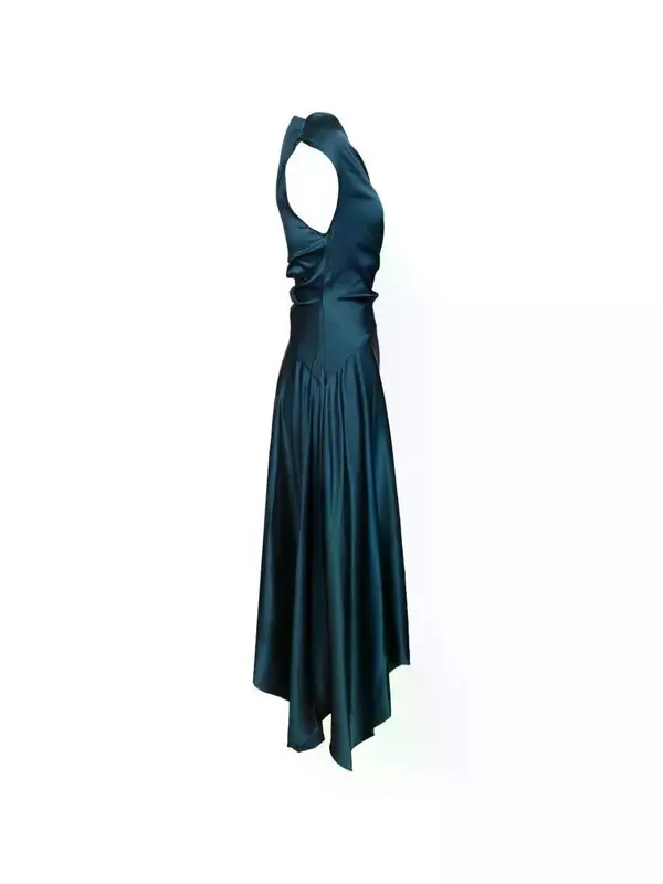 Staud Portia Silk Midi Dress