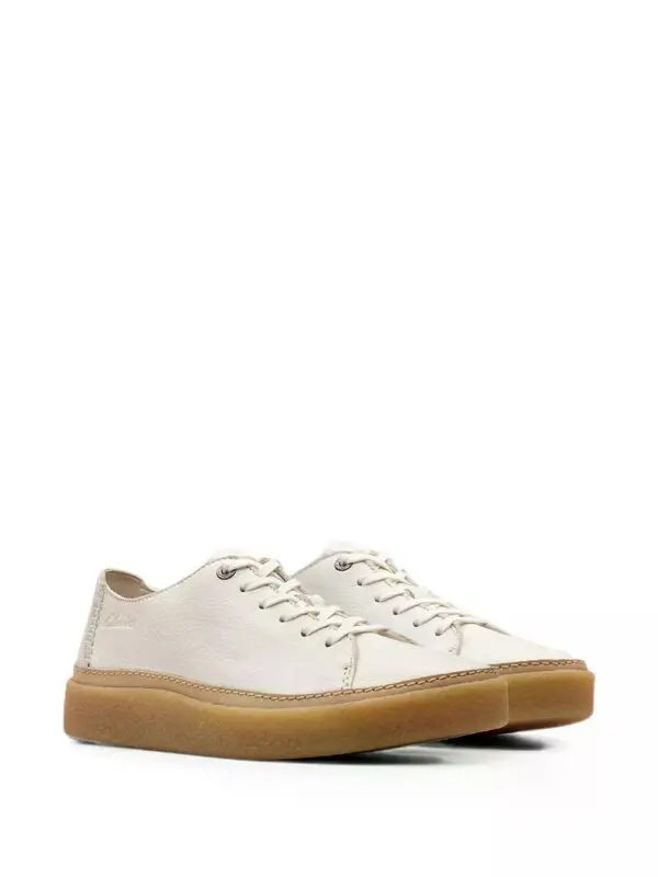 Clarks Oakpark Low Leather Sneakers