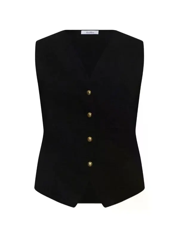 Max Mara Gola Button-up Vest