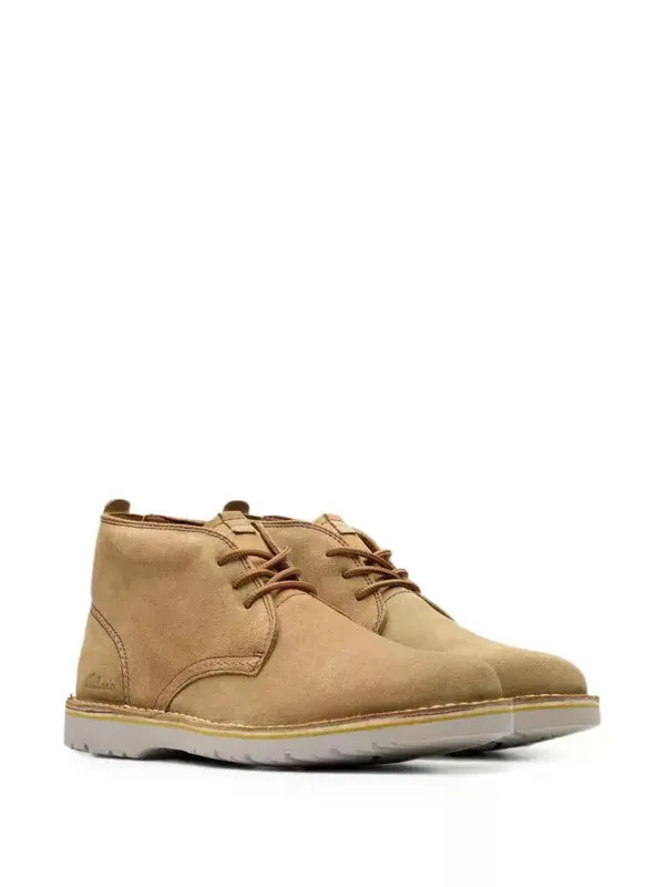 Clarks Eastridge Mid Suede Ankle Boots - Neutrals