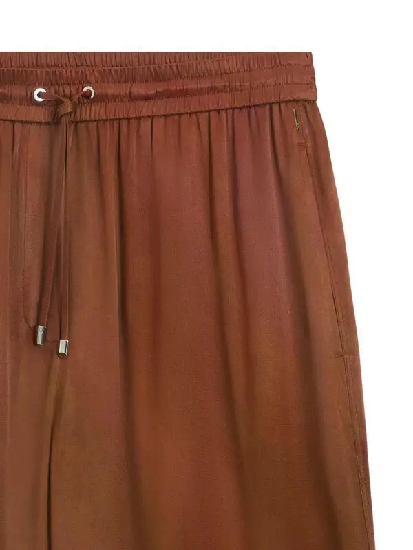 BOSS Satin-finish Drawstring-waist Trousers
