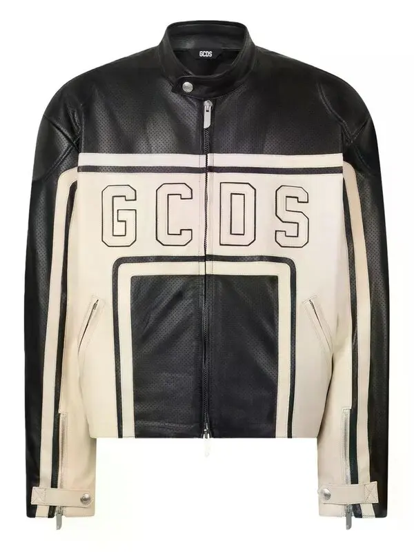 Gcds Perforated Leather Jacket