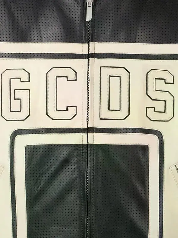 Gcds Perforated Leather Jacket