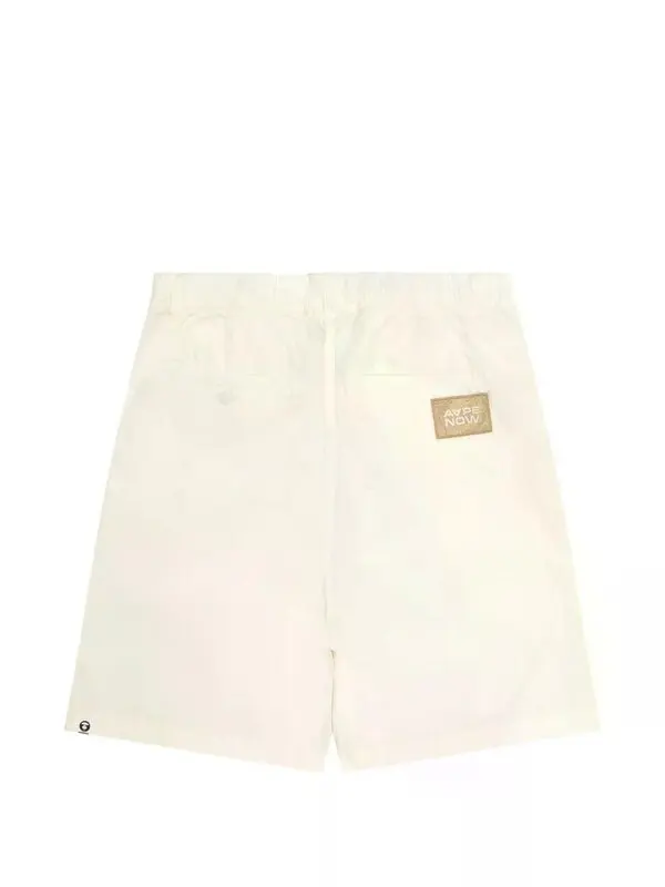 AAPE BY *A BATHING APE Logo-patch Pleated Shorts