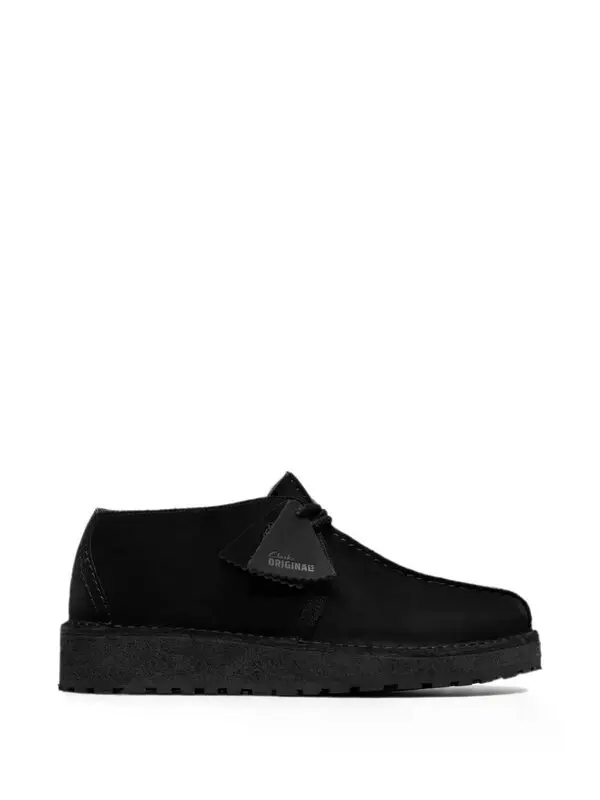 Clarks Trek Scout Desert Shoes - Black