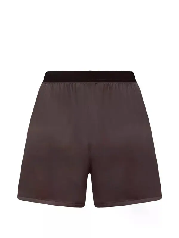 TOM FORD Silk Logo-waistband Shorts