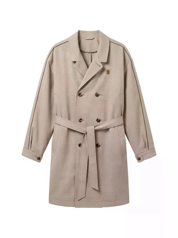Nike Double-breasted Belted Trench Coat