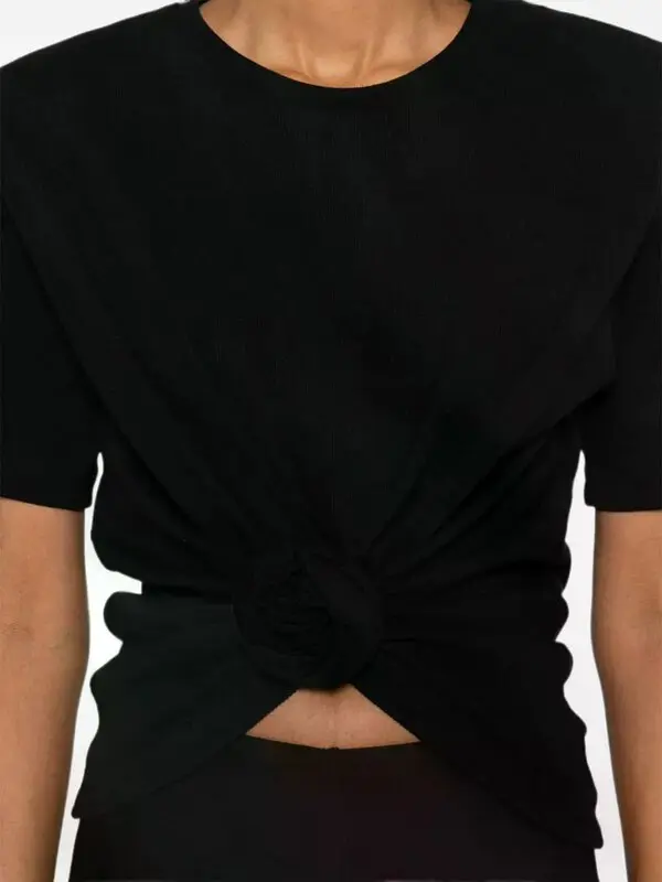 Magda Butrym Knot-detail T-shirt