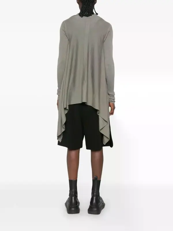 Rick Owens Long-sleeve Asymmetric Cardigan
