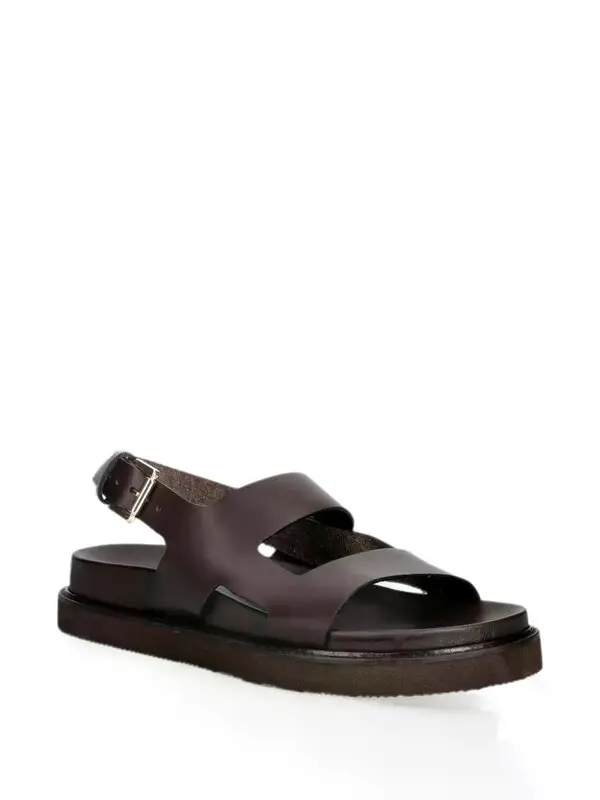JONAK PARIS Lagune Buckle-fastening Leather Sandals - Brown