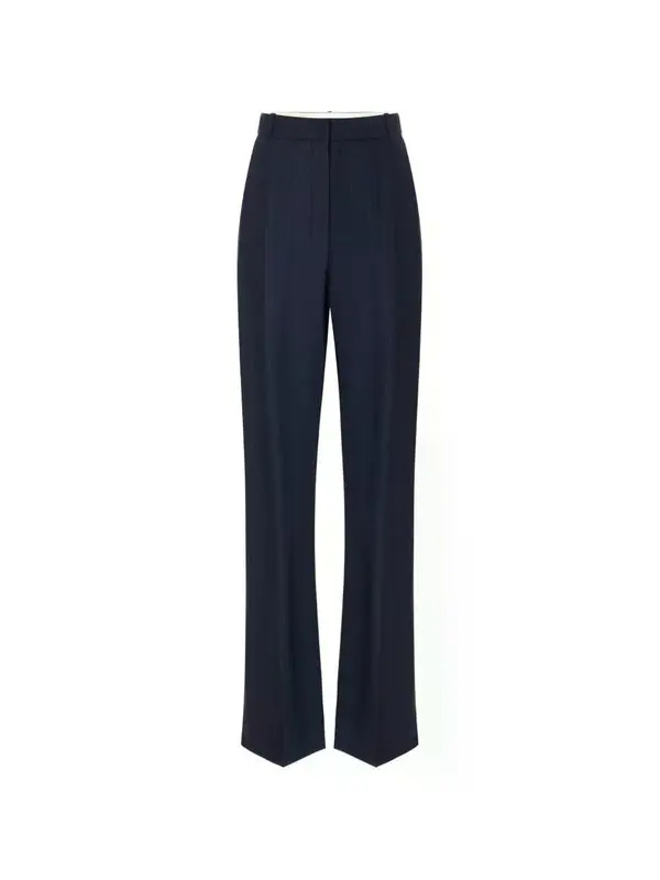 Elisabetta Franchi Pinstriped Palazzo Pants - Blue
