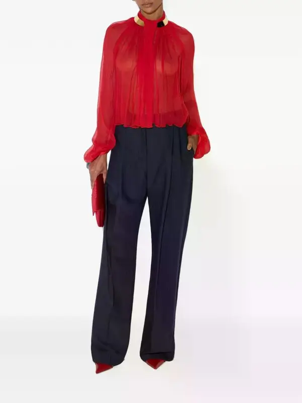 Elisabetta Franchi Pinstriped Palazzo Pants