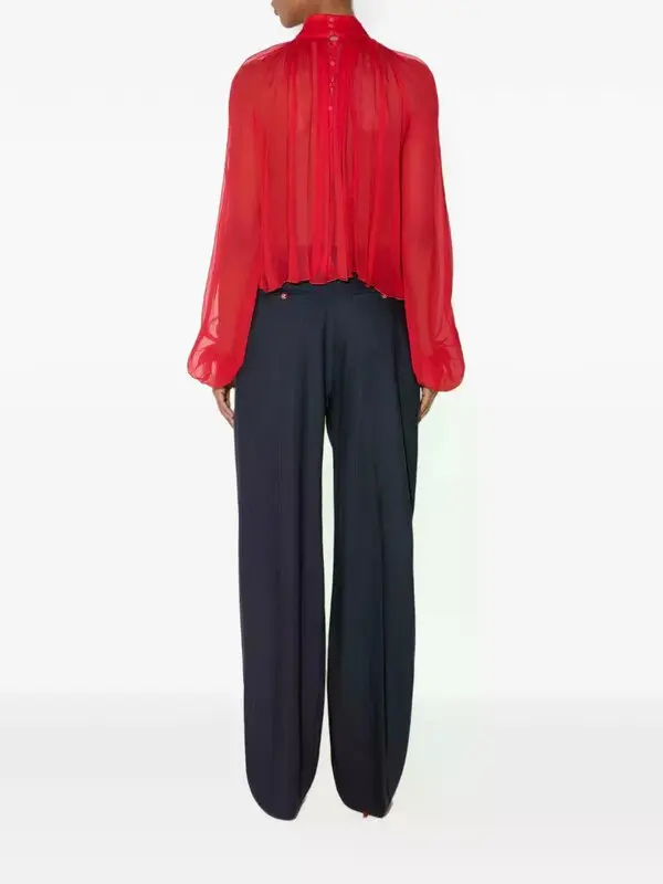 Elisabetta Franchi Pinstriped Palazzo Pants
