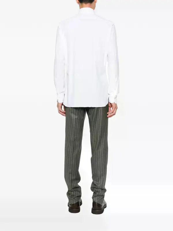 BARBA NAPOLI Long-sleeve Spread-collar Shirt
