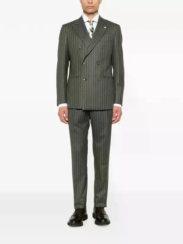 BARBA NAPOLI Long-sleeve Spread-collar Shirt - Grey