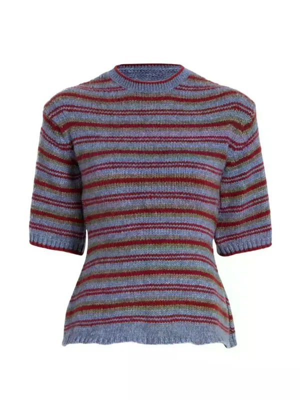 Proenza Schouler Dana Striped Knit Sweater