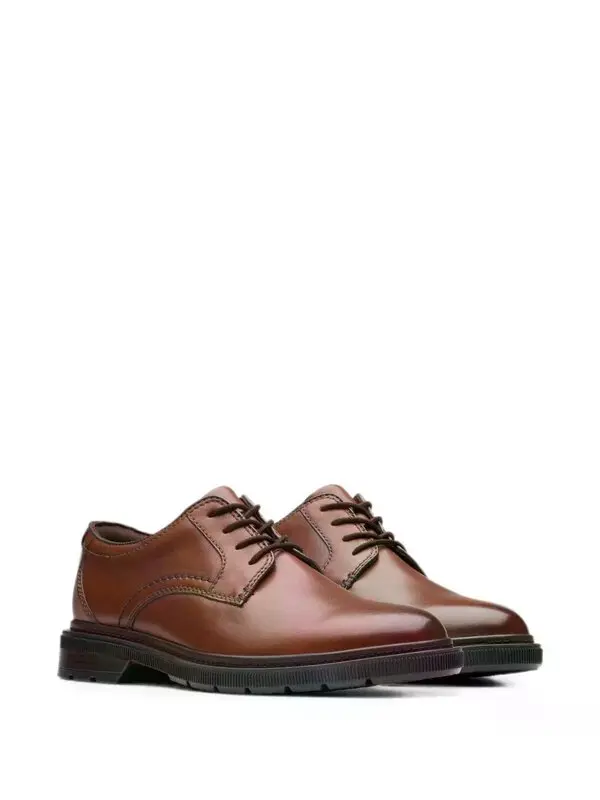 Clarks Burchill Leather Derby Shoes