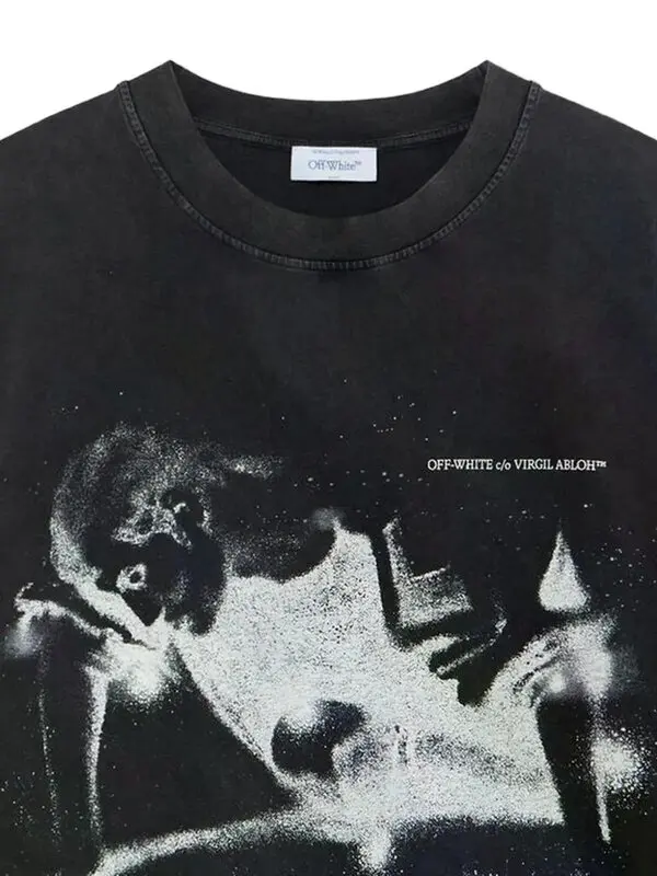 Off-White Dreaming Narciso Graphic-print T-shirt - Black