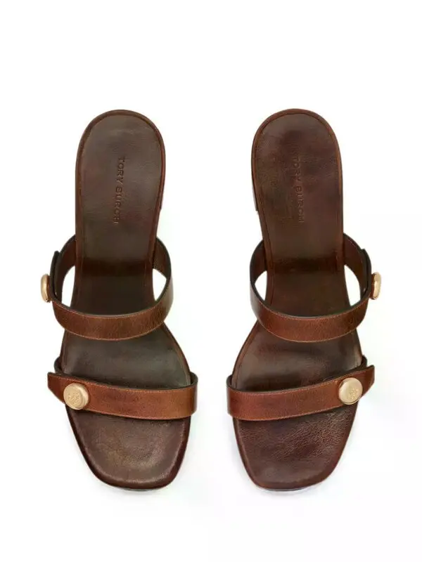 Tory Burch Romy Logo-button Sandals
