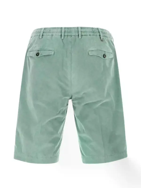 PT TORINO Pleated Corduroy Shorts